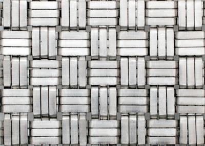 China 304SS 1.8mm Decorative Woven Steel Mesh Panels For Elevator Cab for sale