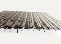 China SS304 SS316 Cladding Metal Mesh 3.5mm Thickness Decorative Woven Mesh for sale