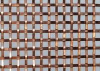 China Width 1.5m Stainless Steel Decorative Wire Mesh Grilles Bronze Color For Caninets for sale