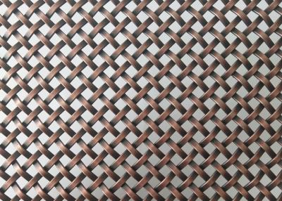 China Antique Copper Decorative Wire Mesh Grilles Ss Panels For Screen Rustproof for sale
