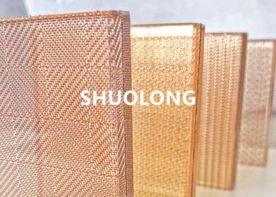 China High Temperature Resistant Laminated Glass Wire Mesh Customized Size for sale