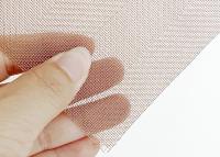 China Architectural Fine Copper Glass Laminated Wire Mesh For Tempered Glass for sale