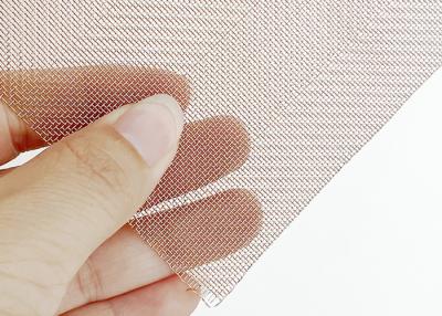 China Architectural Fine Copper Glass Laminated Wire Mesh For Tempered Glass for sale