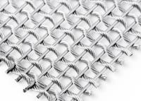 China Plain Weave Architectural Flexible Metal Mesh Fabric SS304 For Column Covers for sale