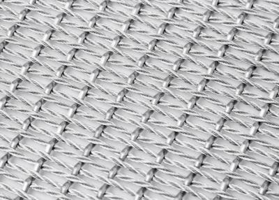 China Stainless Steel Flexible Architectural Woven Metal Mesh For Wall Coverings for sale
