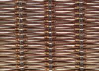 China Copper Color Flexible Metal Mesh Fabric Stainless Steel For Wall Coverings for sale