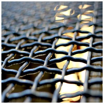 China Lock Steel Crimped Wire Mesh 0.5m-2.5m Width 30m Length Galvanized for sale