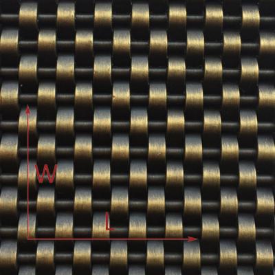 China Corrosion Resistant Woven Wire Mesh Panels Steel Rectangle Nickel Plating for sale