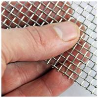 China Pvc Coated 0.5mm Dia Lock Crimp Wire Mesh Stainless Steel for sale