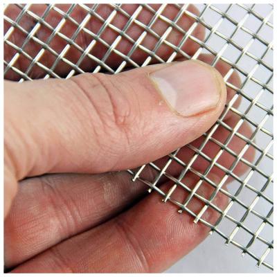 China Pvc Coated 0.5mm Dia Lock Crimp Wire Mesh Stainless Steel for sale