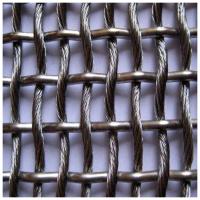 China Anodizing Twill Weave Woven Mesh Panels Fire Resistance for sale