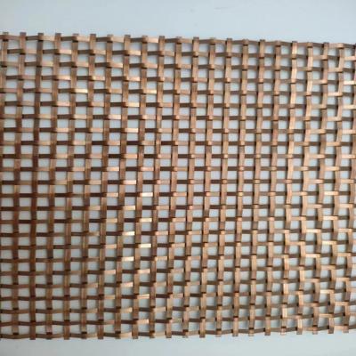 China Exquisite Brass Interior Metal Mesh For Room Divider Design for sale