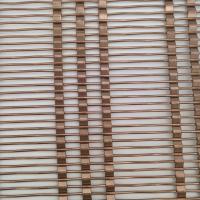China Brass Color Steel Wire Decorative Wire Mesh Screen Pvc Coated for sale