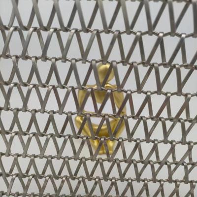 China Silver Spiral Woven Wire Mesh Diameter Size 2mm-20mm for sale