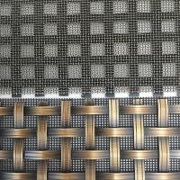 China 2-6mm Mesh Size Decorative Metal Grilles In Square Hole Shape for sale