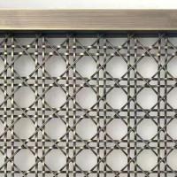 China Square Hole Shape Decorative Wire Mesh Grilles Eco Friendly 30m for sale