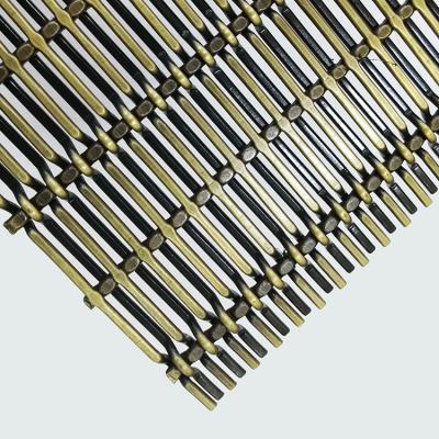 China Polished Decorative Mesh Grilles 30m Length With Square Hole Shape for sale