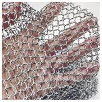 China Screen / Curtain Light Filtering Ring Link Mesh Curtain With 1mm Wire Guague for sale