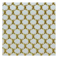 China 10ft Metal Roller Blinds Wire Mesh Curtain Partition Wall Anodized for sale