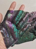 China Waterproof Metal Mesh Fabric 3mm Sequin Architectural Partition for sale