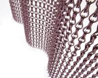 China Customizable Aluminium Chain Fly Screen Wire Diameter 2mm Standard Size 12mm*24mm for sale