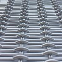 China Silver Stainless Steel Architectural Mesh For Customized Building Facade for sale