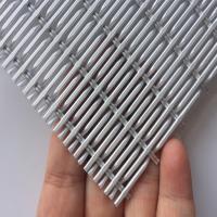 China Silver Stainless Steel Architectural Mesh For Customized Building Facade for sale