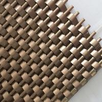 China Width 0.5m 2.0m Stainless Steel Architectural Mesh Length 30m For Decorative Interior Wall Cladding for sale