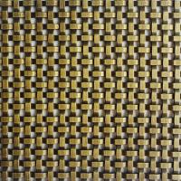 China Stainless Steel Decorative Woven Wire Mesh for Length 30m-100m in Art Installations for furniture cabinet doors for sale
