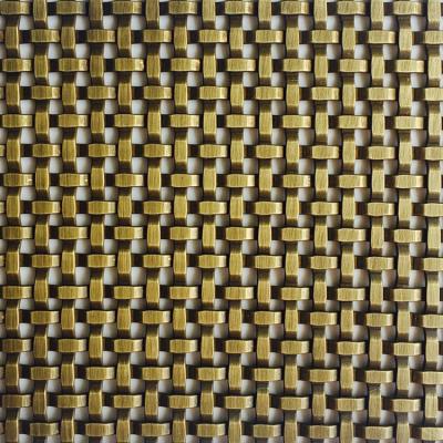 China Stainless Steel Decorative Woven Wire Mesh for Length 30m-100m in Art Installations for furniture cabinet doors for sale