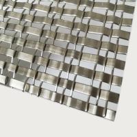 China Stunning Bronze Decorative Wire Mesh For Art Installations Furniture Decorative Metal Mesh Kitchen Cabin for sale