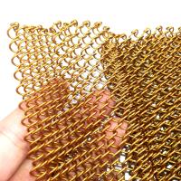 China 9mm Wire Pitch Metal Coil Drapery For Customized Width Requirements for sale