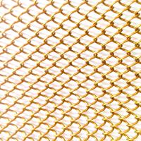 China 9mm Wire Pitch Metal Coil Drapery For Customized Width Requirements for sale