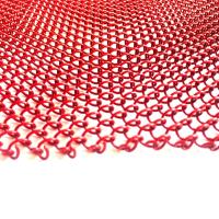 China Customized Metal Coil Drapery 1.1kg/M2 Weight And Customized Hole Size For Performance for sale