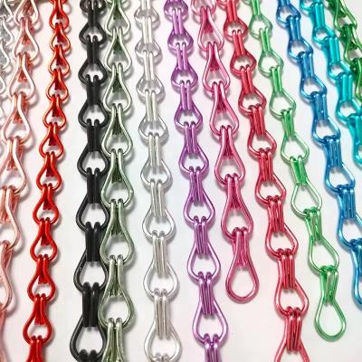 China Aluminum Chain Curtain Fly Screen Durability Ventilated Screen Doors for sale