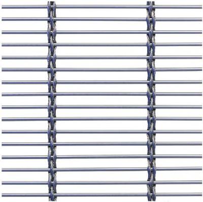 China 304 Stainless Steel Architectural Wire Mesh For Exterior Facade Cladding for sale
