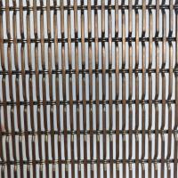 China Anodized Aluminum Woven Wire Fabric Mesh Crimped Woven Wire Mesh For Fence for sale