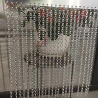 China Measures 90x210cm Chain Link Wire Mesh Curtain Size  for Commercial Security Barriers for sale