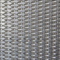China 2-6mm Silver Metallic Stainless Steel Decorative Wire Mesh Grilles For Modern Cabinet Doors for sale