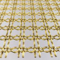 China Customizable Brass Metal Mesh For Hard Decoration In Partition Cabinet Areas Offering Style And Durability for sale