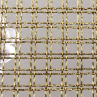 China Customizable Brass Metal Mesh For Hard Decoration In Partition Cabinet Areas Offering Style And Durability for sale