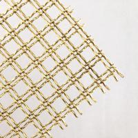China Customizable Brass Metal Mesh For Hard Decoration In Partition Cabinet Areas Offering Style And Durability for sale