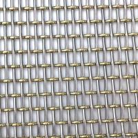 China Customizable Stainless Steel Metal Mesh For Hard Decorative In Interior And Exterior Design for sale
