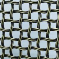 China Customizable Cabinat Mesh Decorative Wire Grilles 52% Open Area for sale