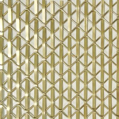 China Bending Decorative Metal Wire Grilles With Tightly Woven Mesh for sale