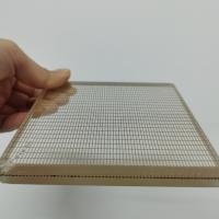 China 304 316L Stainless Steel Wire Mesh Laminated Glass With 21 Mesh for sale