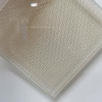 China Transparent Stainless Steel Wire Mesh Laminated Glass 10-100 Mesh High Tensile Strength for sale