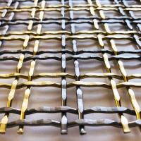 China Sophisticated Stainless Steel Metal Mesh Mesh Thickness 3.3mm for Cabinet Doors for sale
