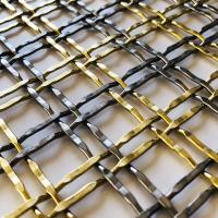 China Sophisticated Stainless Steel Metal Mesh Mesh Thickness 3.3mm for Cabinet Doors for sale