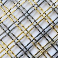 China Sophisticated Stainless Steel Metal Mesh Mesh Thickness 3.3mm for Cabinet Doors for sale